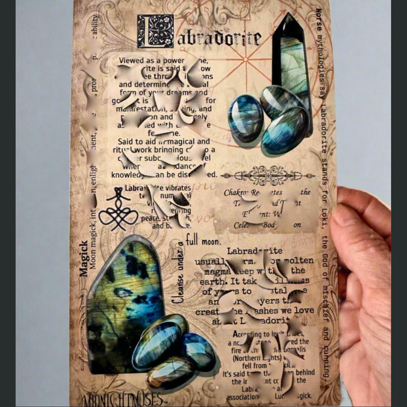 Labradorite Art Print – SugarMuses® MidnightMuses™