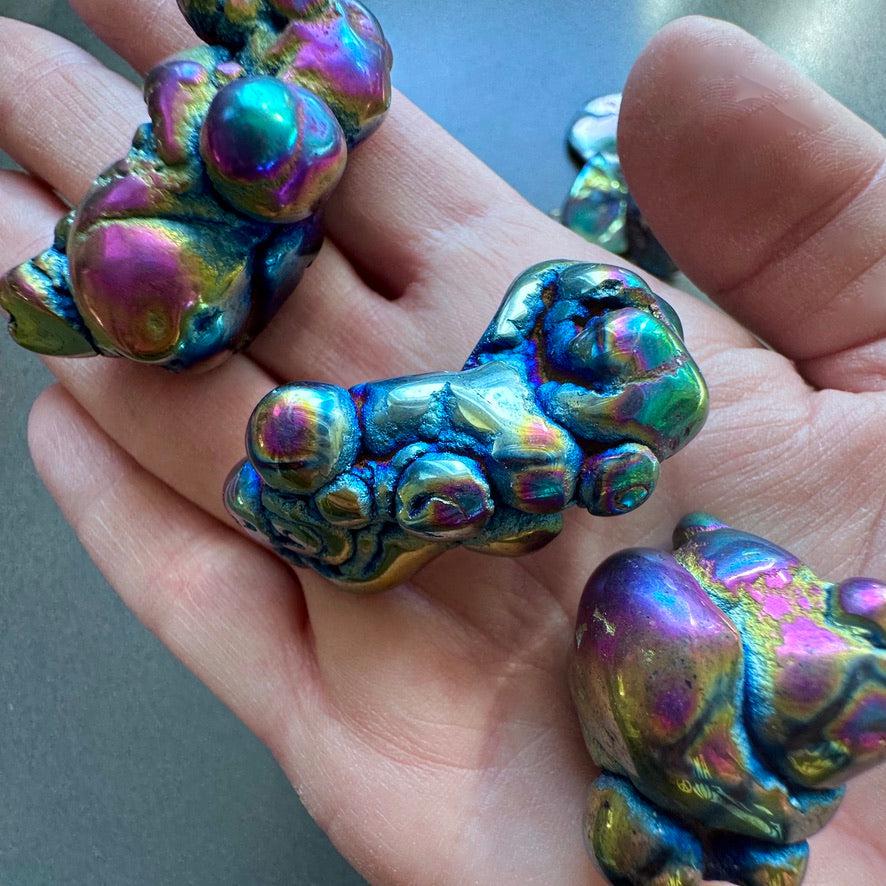 Titanium Aura Fairy Stone – SugarMuses® MidnightMuses™