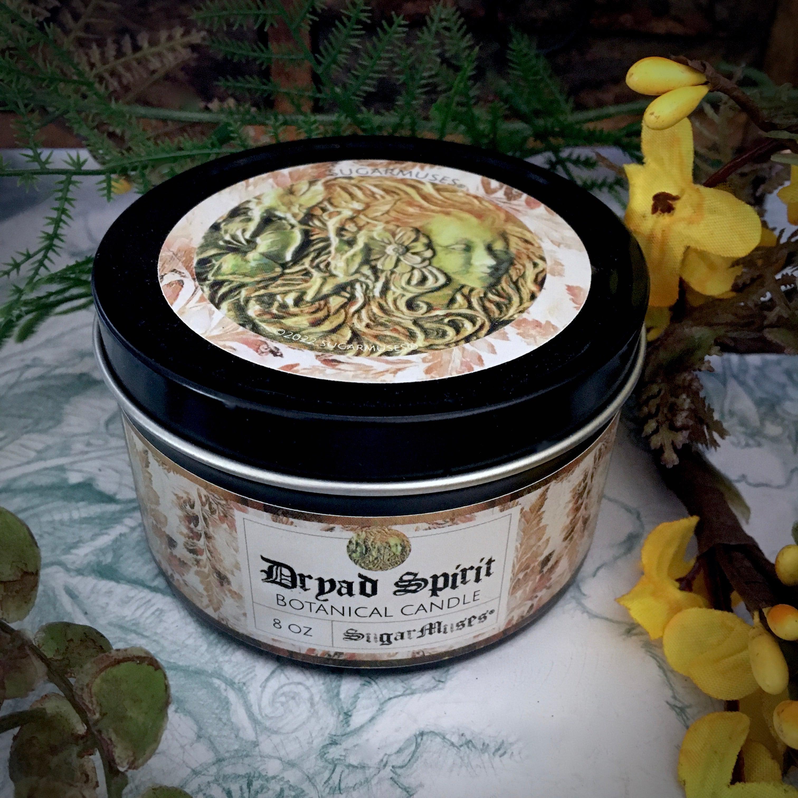 Dryad Spirit Botanical Candle – SugarMuses® MidnightMuses™